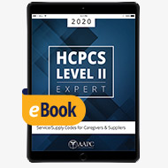Official HCPCS Level II Expert Code eBook pdf 2020 - AAPC