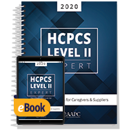 HCPCS Level II Expert Code Book- Print + eBook 2020 - AAPC